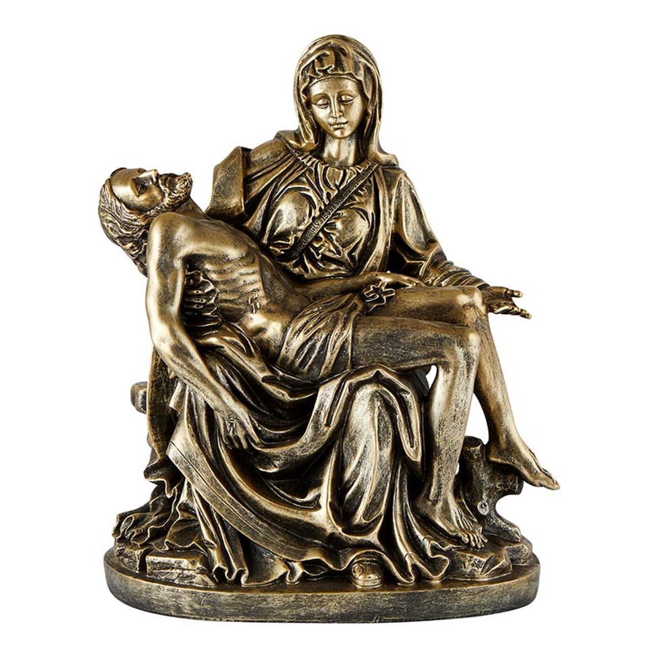 12" Brnz Fnsh Pieta Statue - Walmart.com