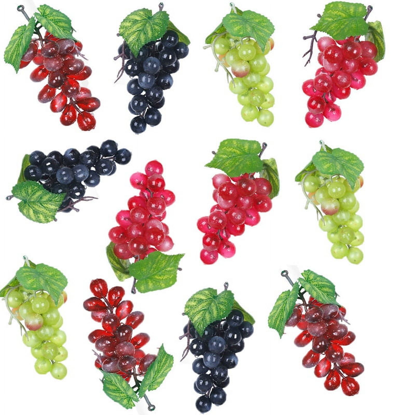 12 Bunches Artificial Simulation Decorative Lifelike Clusters for ...