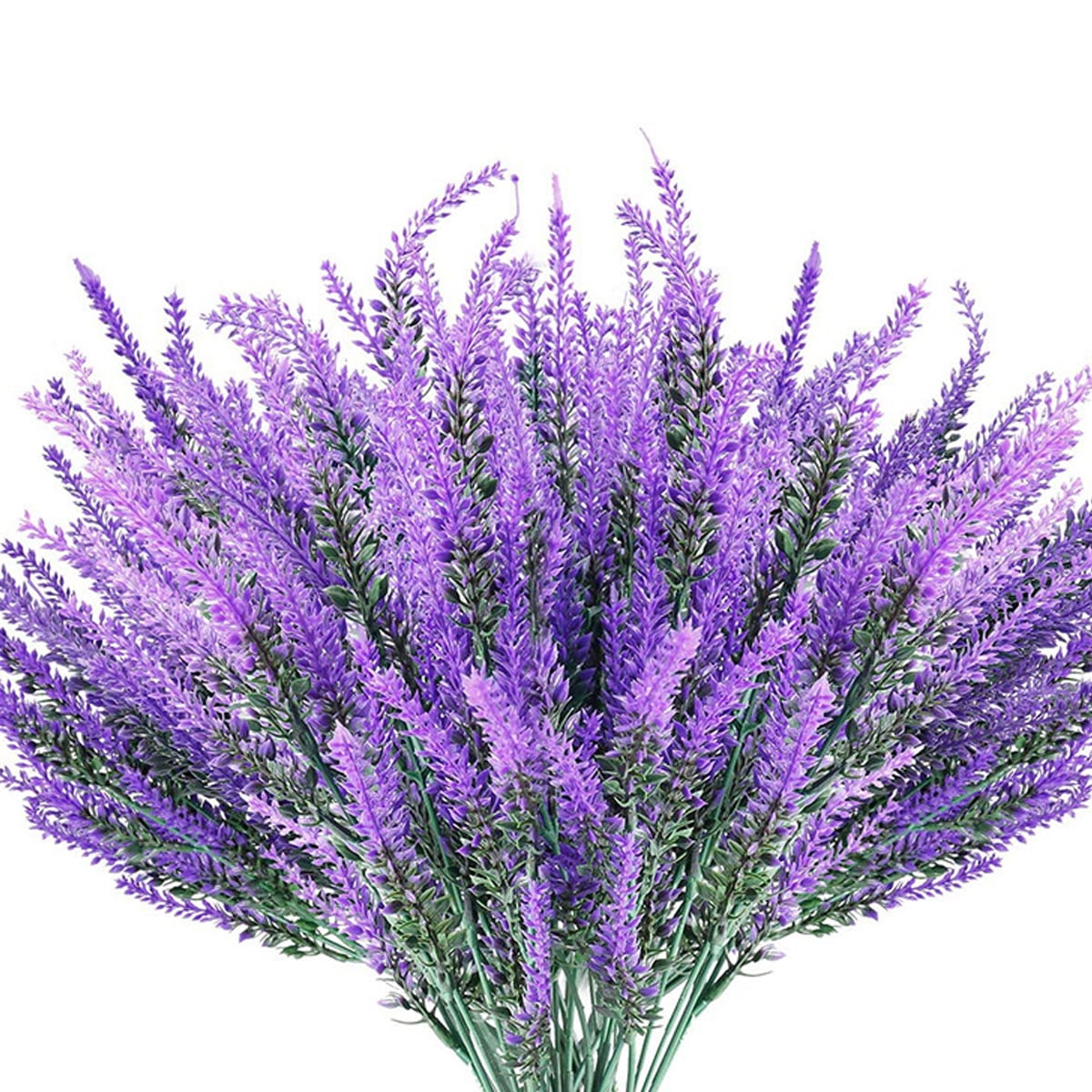 12 Bundles Artificial Grasses Outdoor UV Resistant Fake Grass No Fade ...