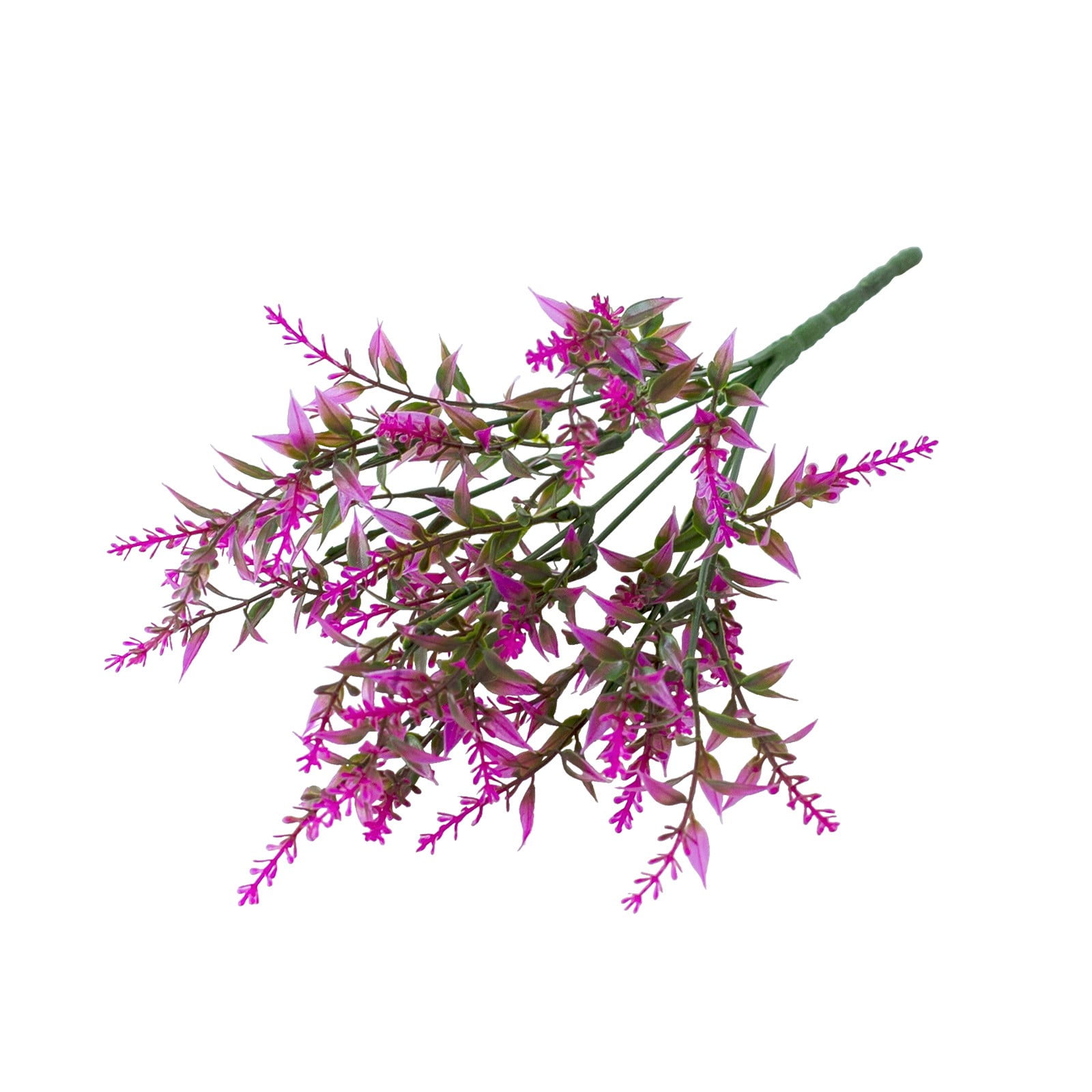 12 Bundles Artificial Lavender Flowers Plants With 7 Flexible Stems ...