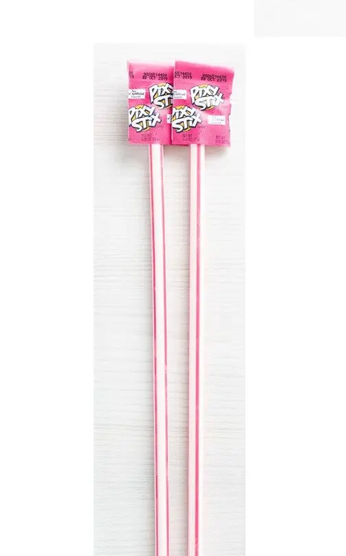 12 CHERRY Giant Pixy Stix - 15 Inches Large - Pink / Red Flavor Sugar ...