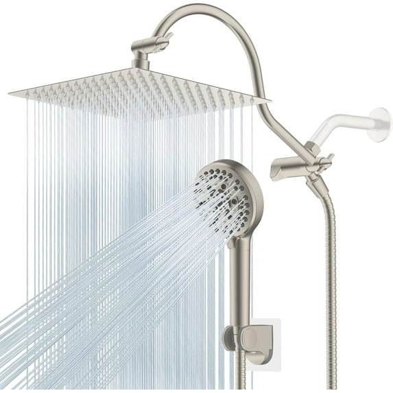 12'' CUPC Shower , High Rainfall Shower , Handheld Showerhead Combo, 12 ...