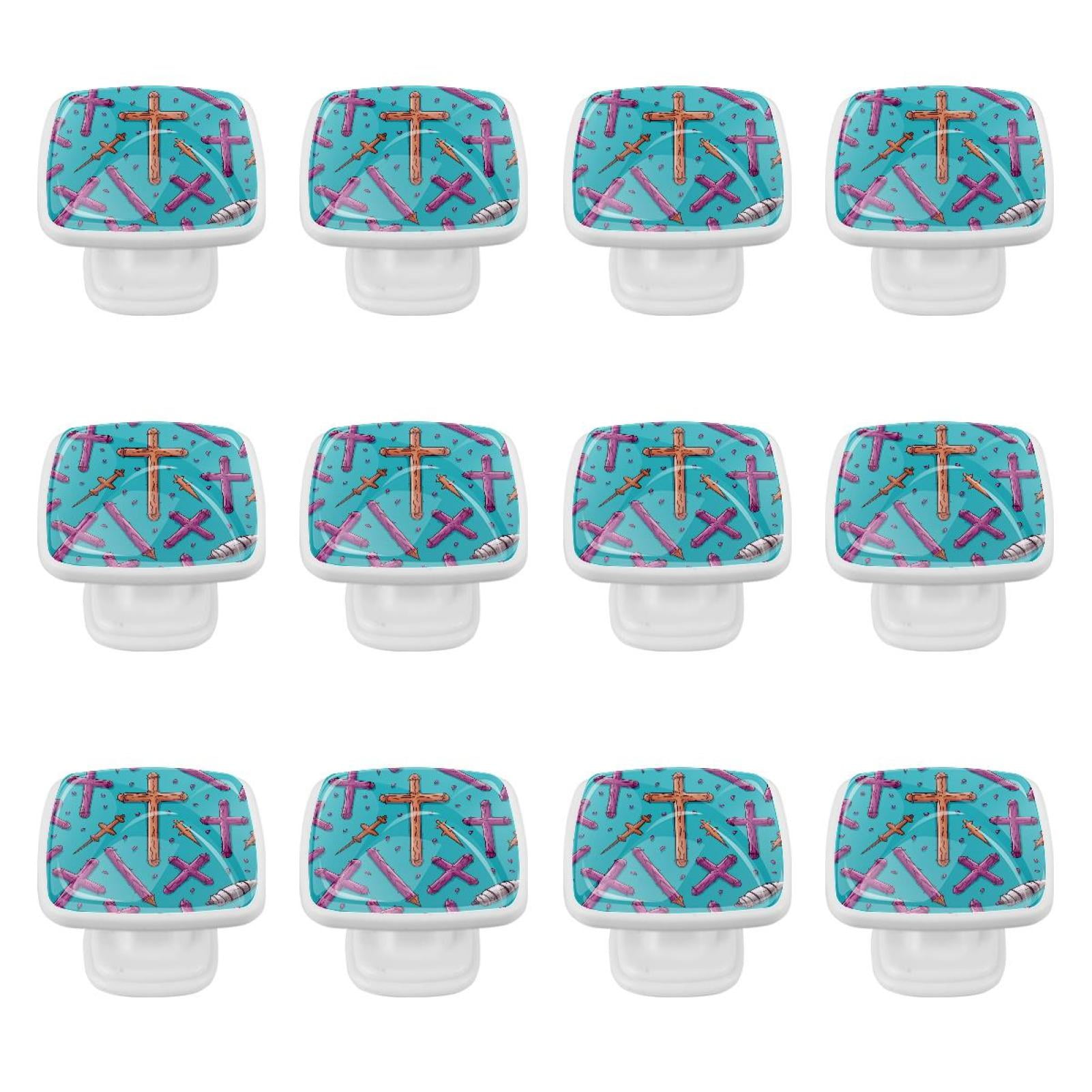 12 Cabinet Knobs Drawer Knobs Kitchen Knobs Square Cabinet Knobs Easter ...