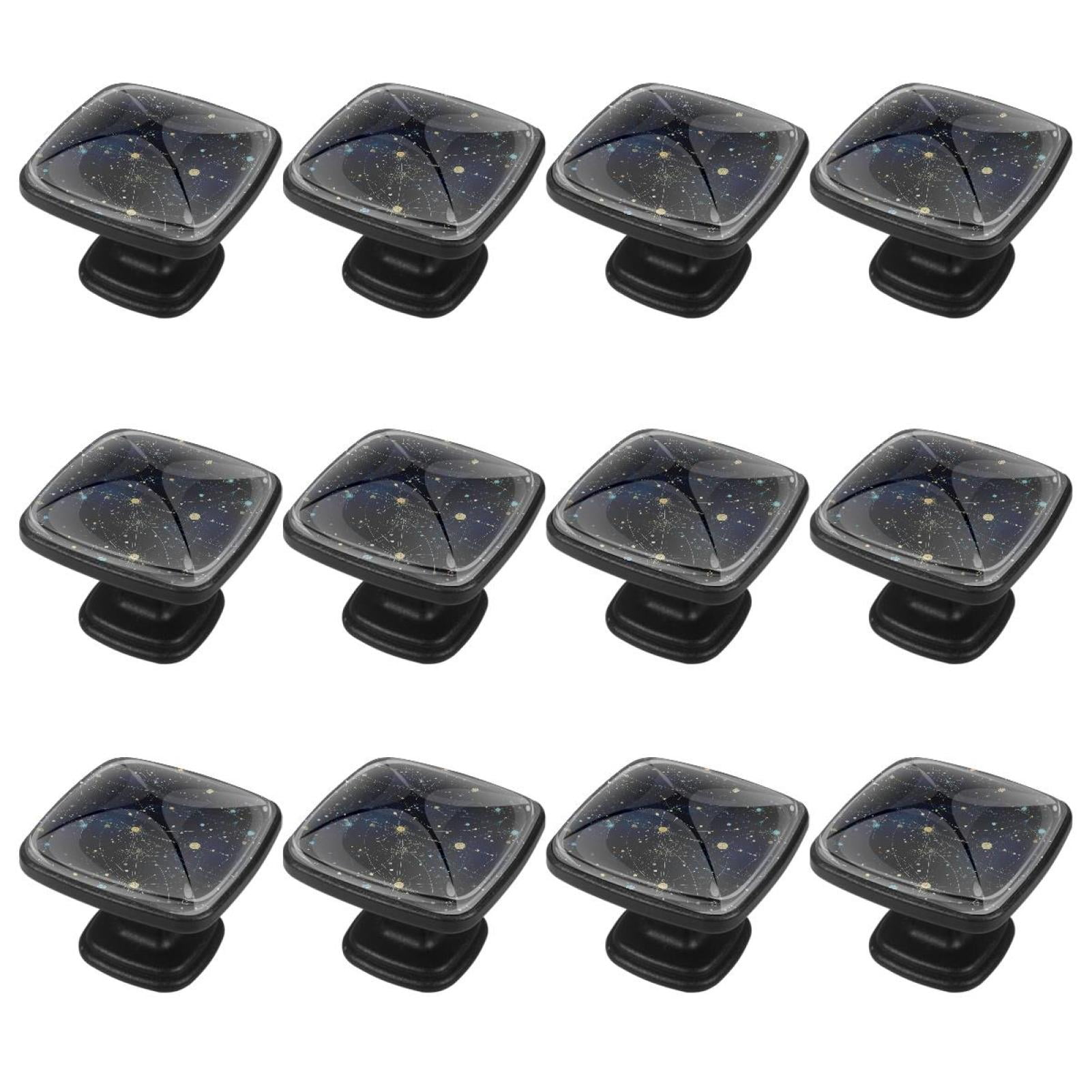 12 Cabinet Knobs Drawer Knobs Kitchen Knobs Square Cabinet Knobs Planet ...