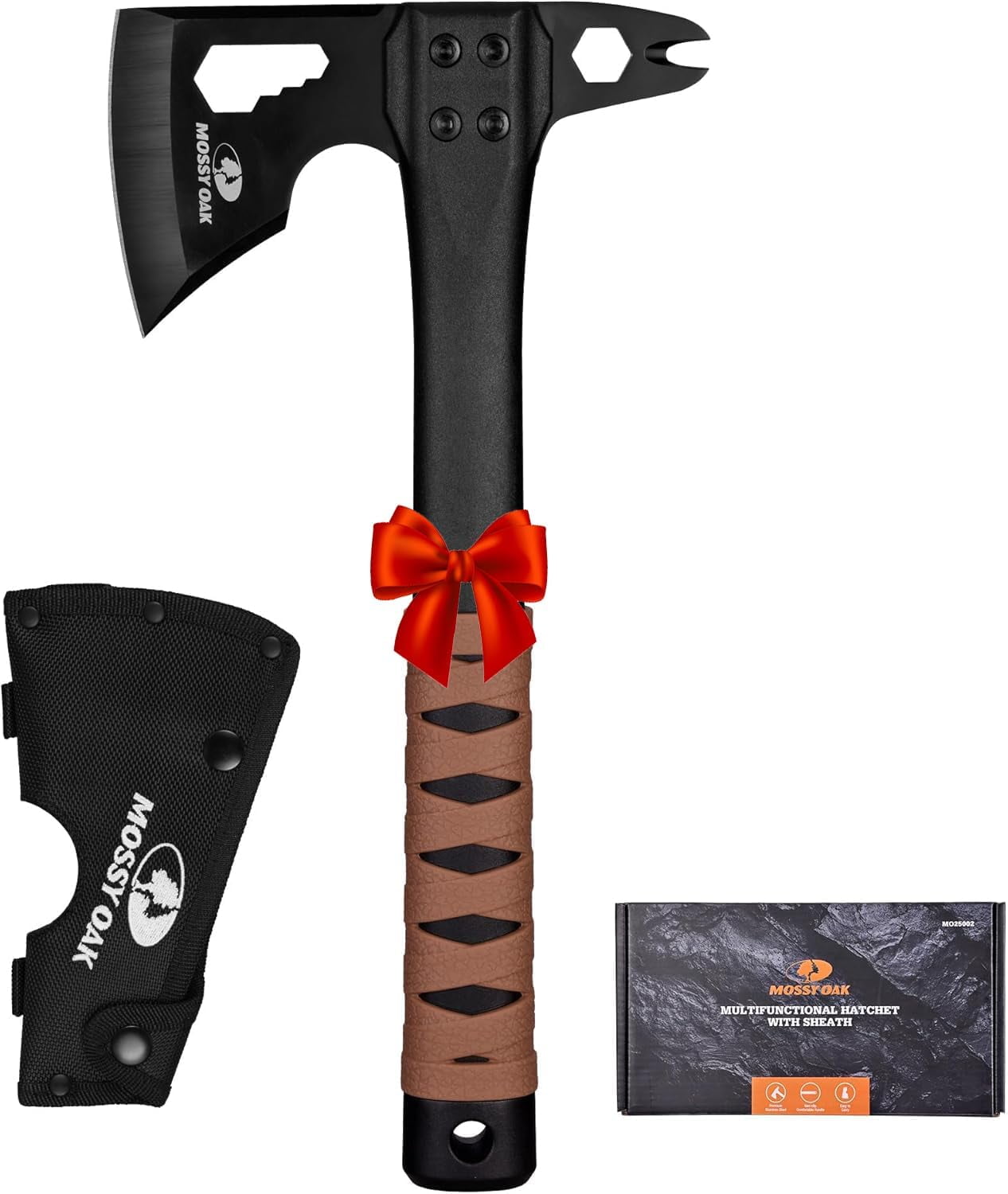 12" Camping Axe and Survival Hatchet with Sheath, Compact Outdoor ...