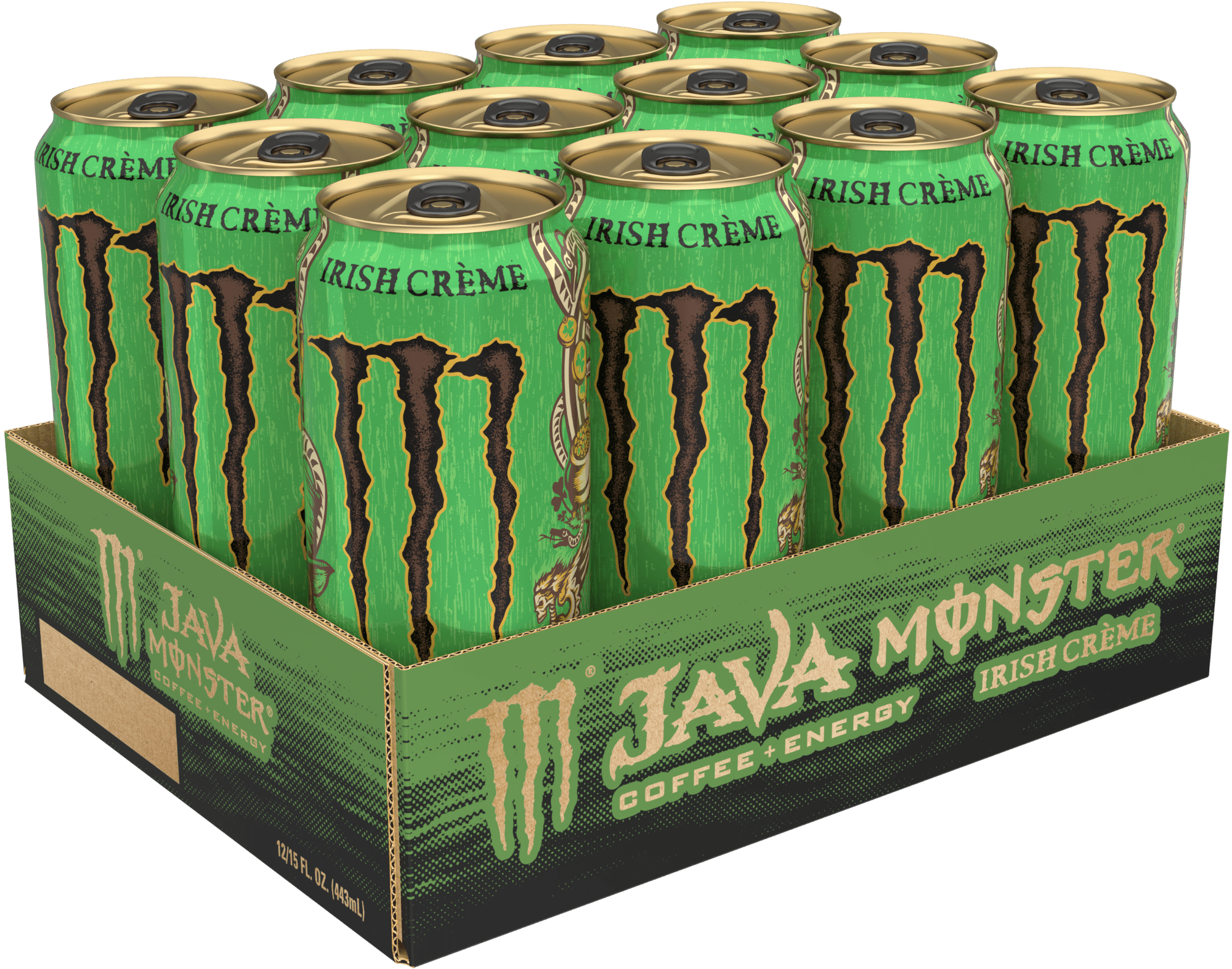 (12 Cans) Java Monster Irish Blend, Coffee + Energy 15 fl oz - Walmart.com