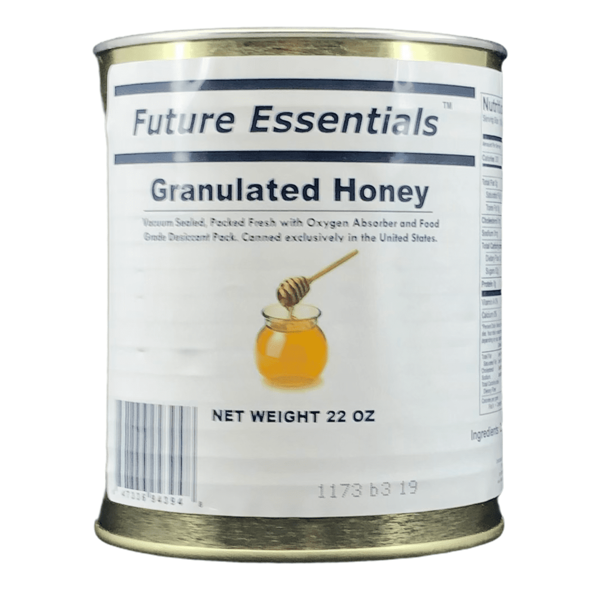 (12 Cans Pack) Future Essentials Canned Granulated Honey Emergency ...