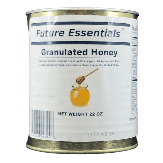 (12 Cans Pack) Future Essentials Canned Granulated Honey Emergency Survival Food for Camping and ...