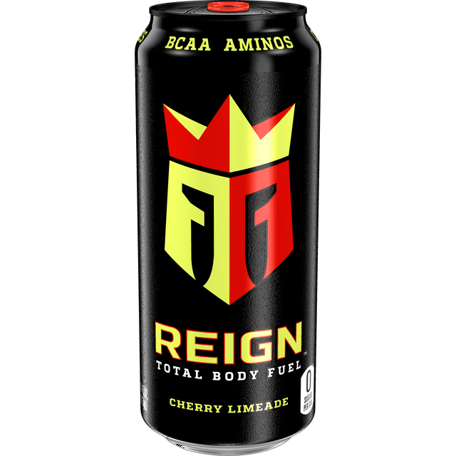 Reign Cherry Limeade Energy Drink, Zero Sugar, 16 oz (Pack of 12 ...