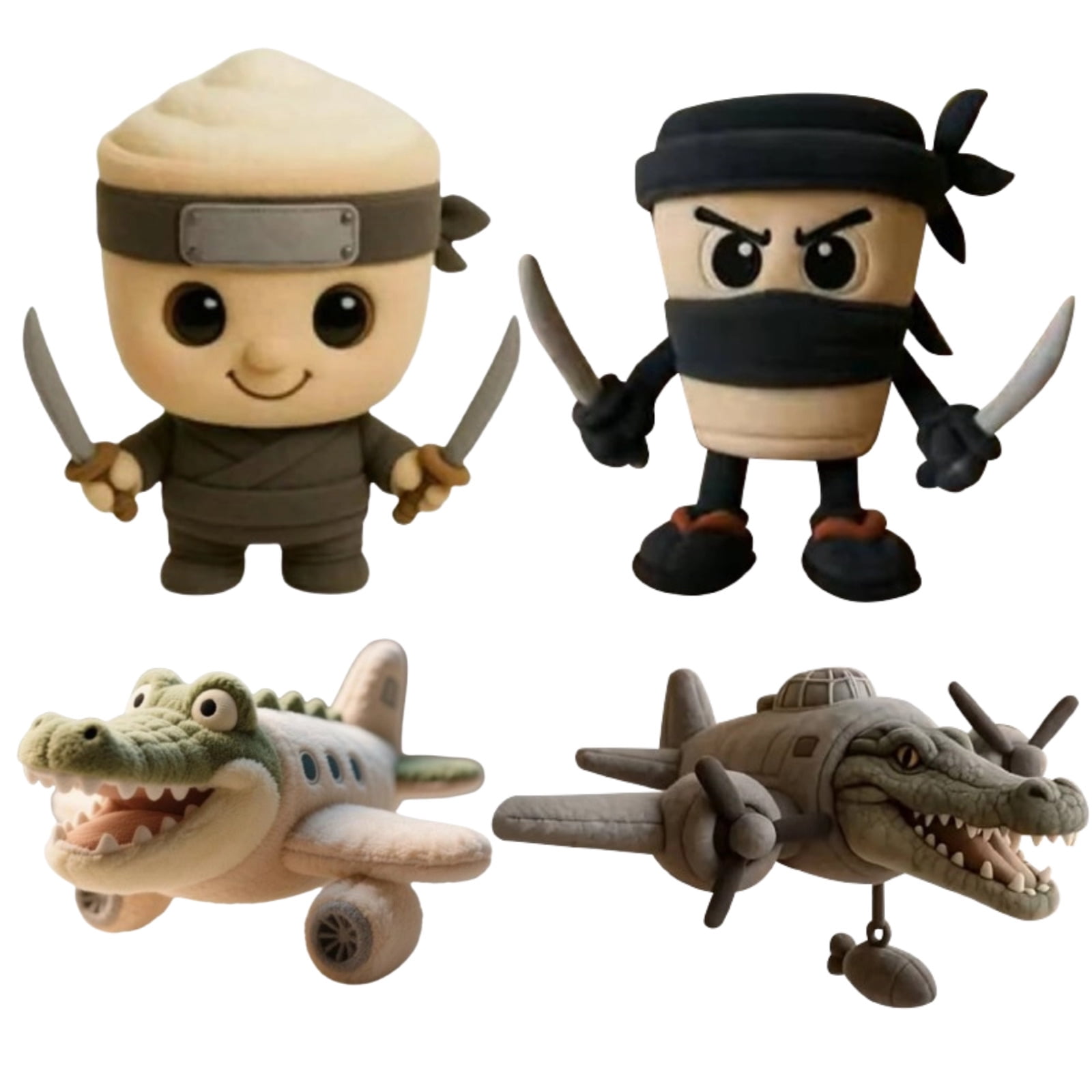 12" Cappuccino Assassino AI Italian Animals,Italian Brainrot Cappuccino ...