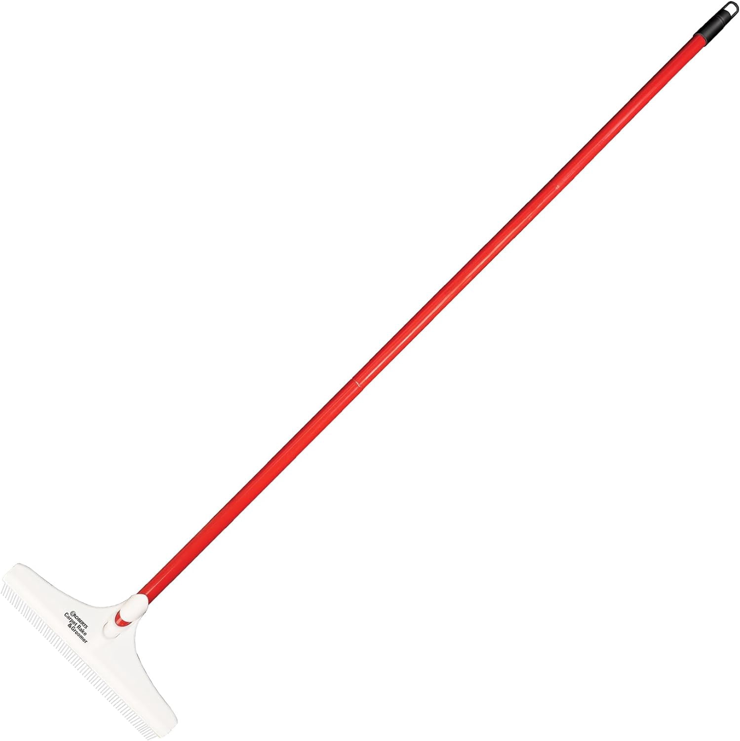 12" Carpet Rake and Groomer with 51" Handle - Walmart.com