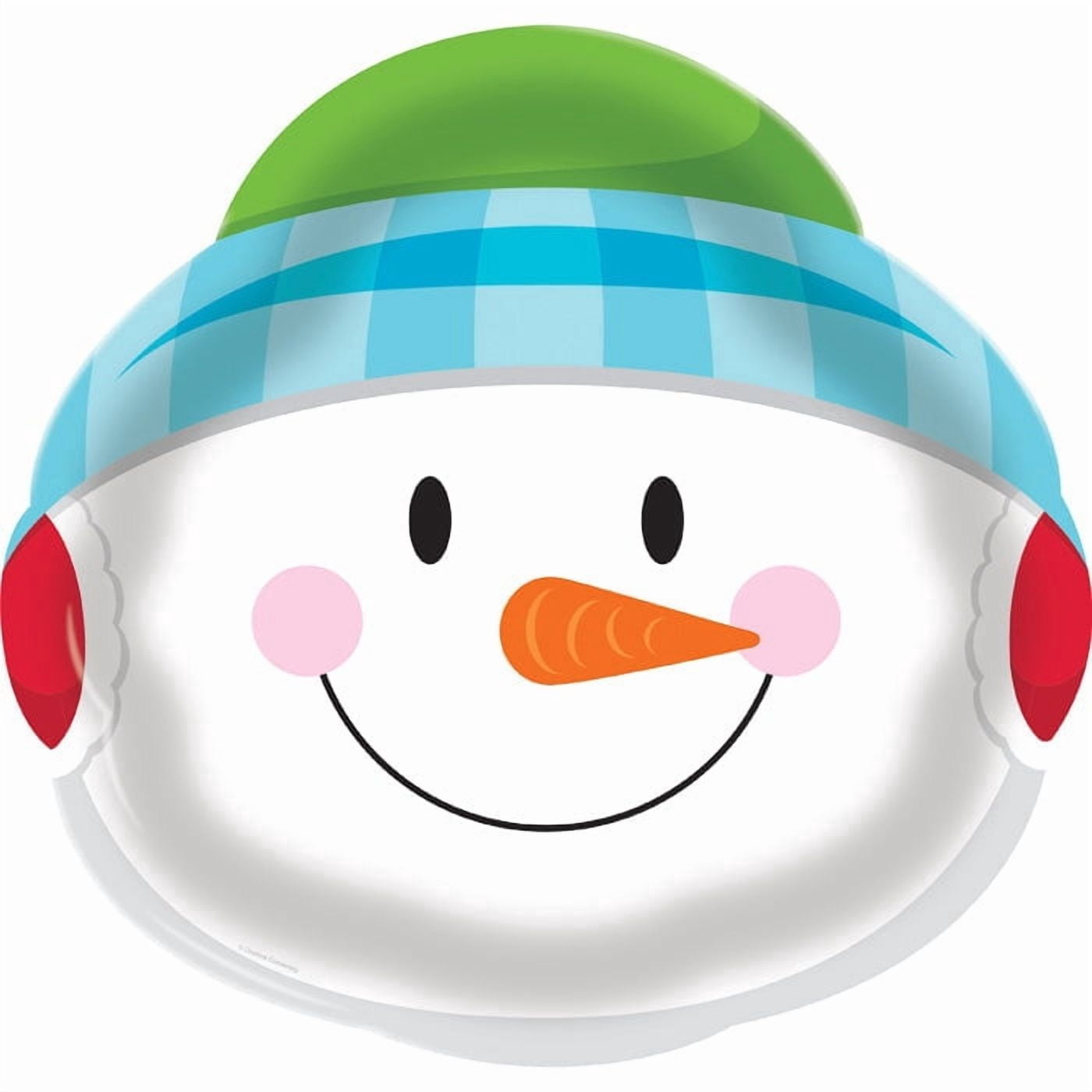 12/Case Bulk Snowman Plastic Trays - Walmart.com