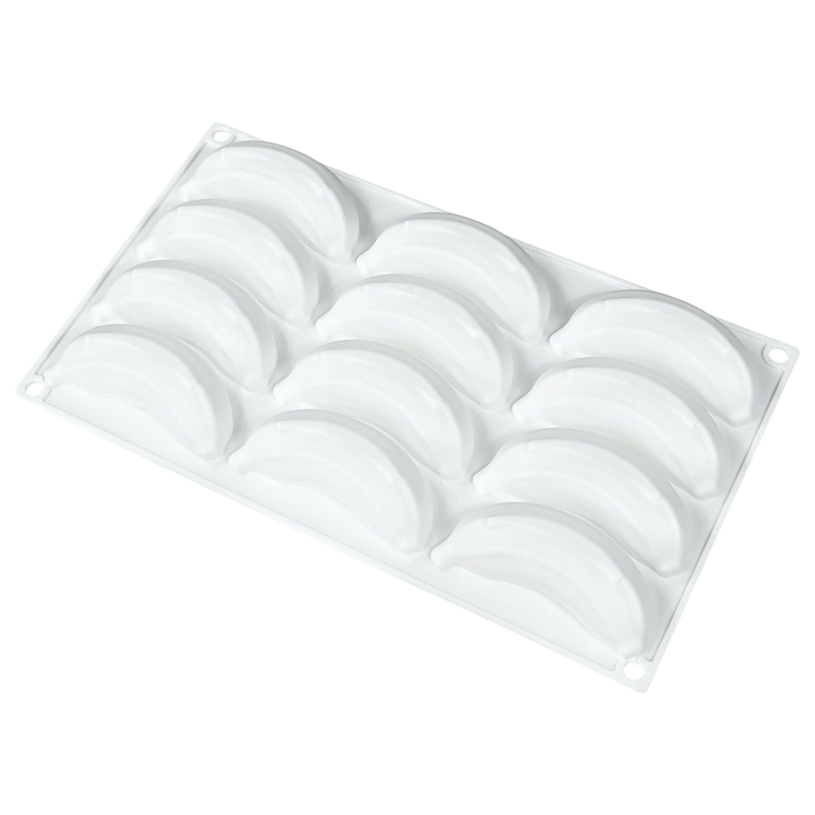 12 Cavity 3D Banana Silicone Mold - Food Grade Non-Stick Baking Mold ...
