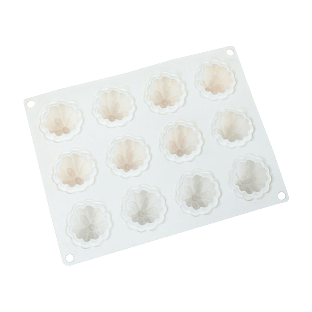 12-Cavity Pumpkin Silicone Mold Mousse Cake Mold Baking Tool for Making ...