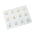 12-Cavity Pumpkin Silicone Mold Mousse Cake Mold Baking Tool for Making ...