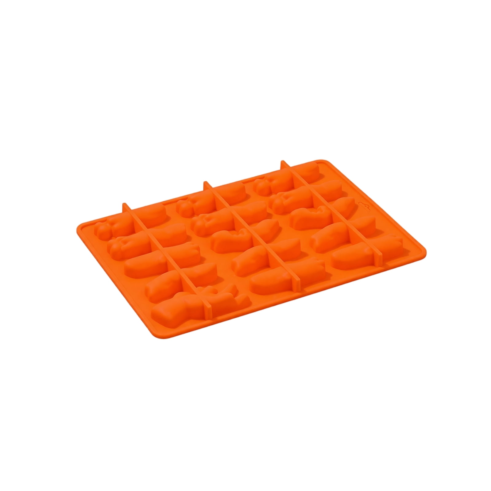 12 Cavity Silicone Finger Shaped Baking Mold for Mousse Chocolate Cake ...