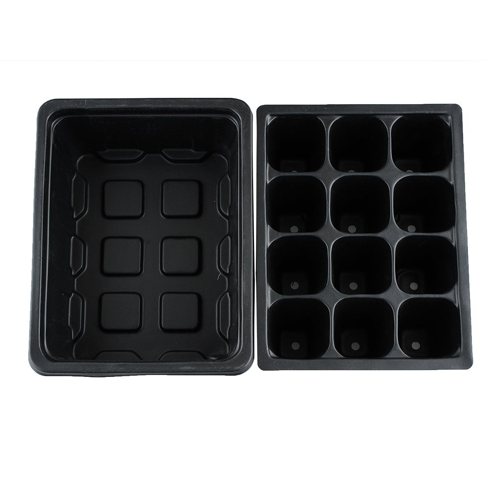 12-Cell Plant Seed Grow Box - Seeding and Cloning Case for Garden Tools ...