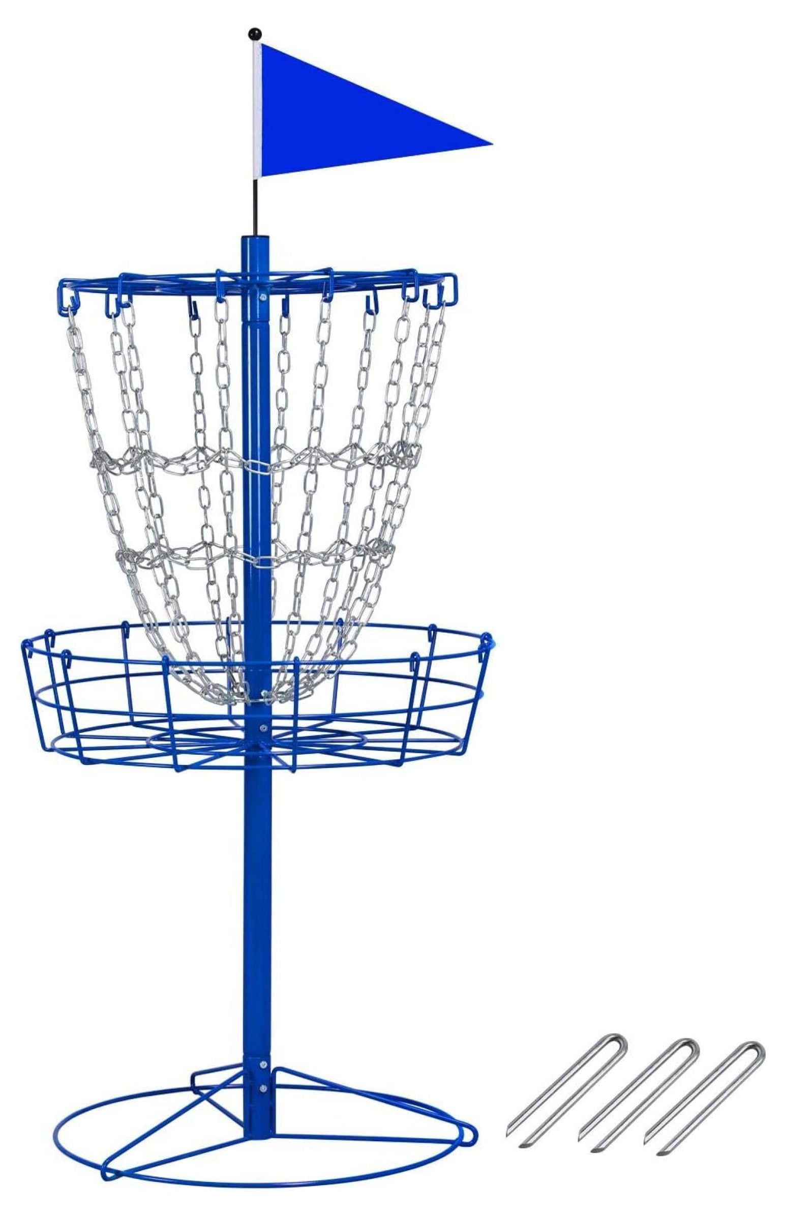 12 Chain Disc Golf Basket Target Golf Practice Set for Outdoor Indoor ...