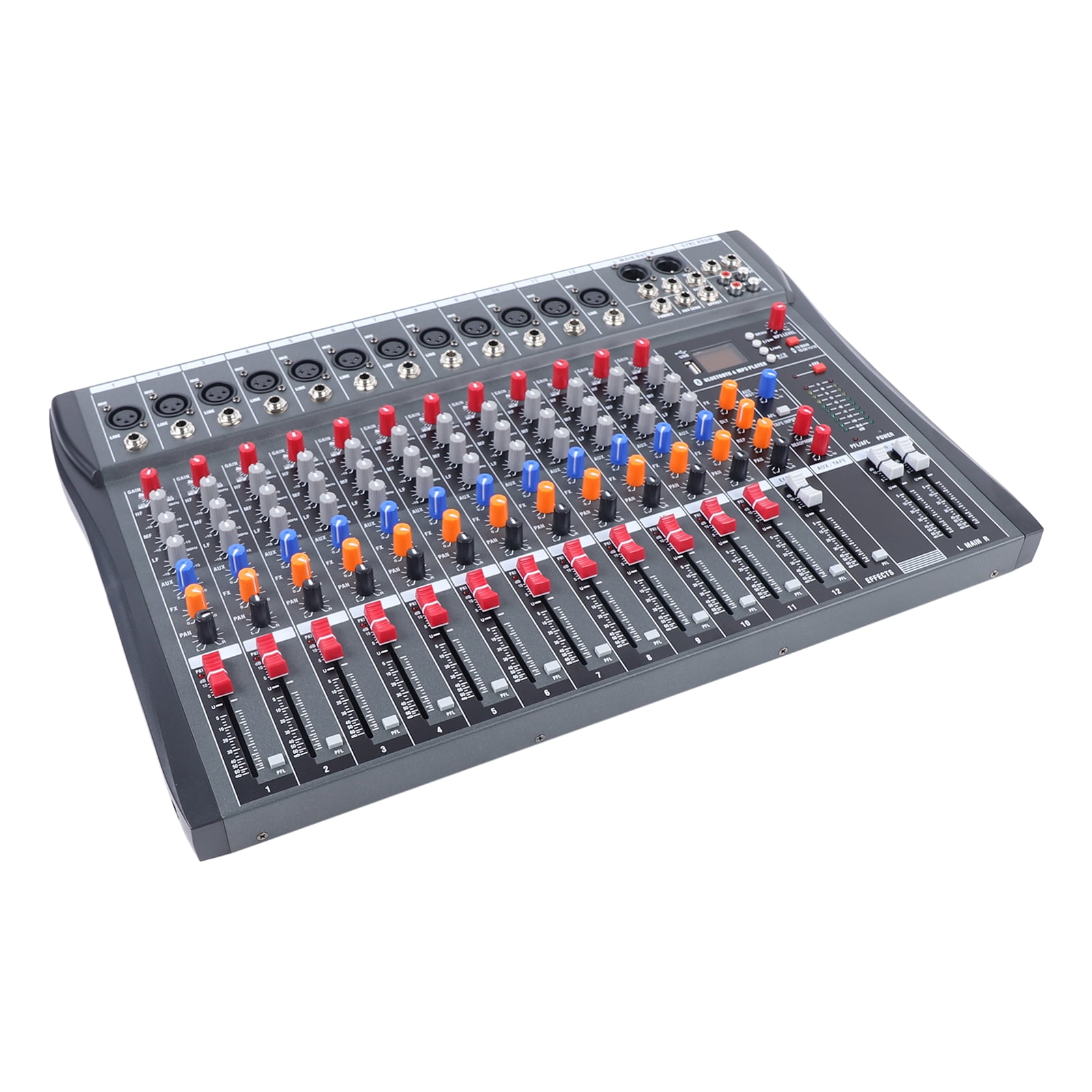 12-Channel Audio Mixer with +24dBu Input, 20Hz-30kHz Frequency Range ...