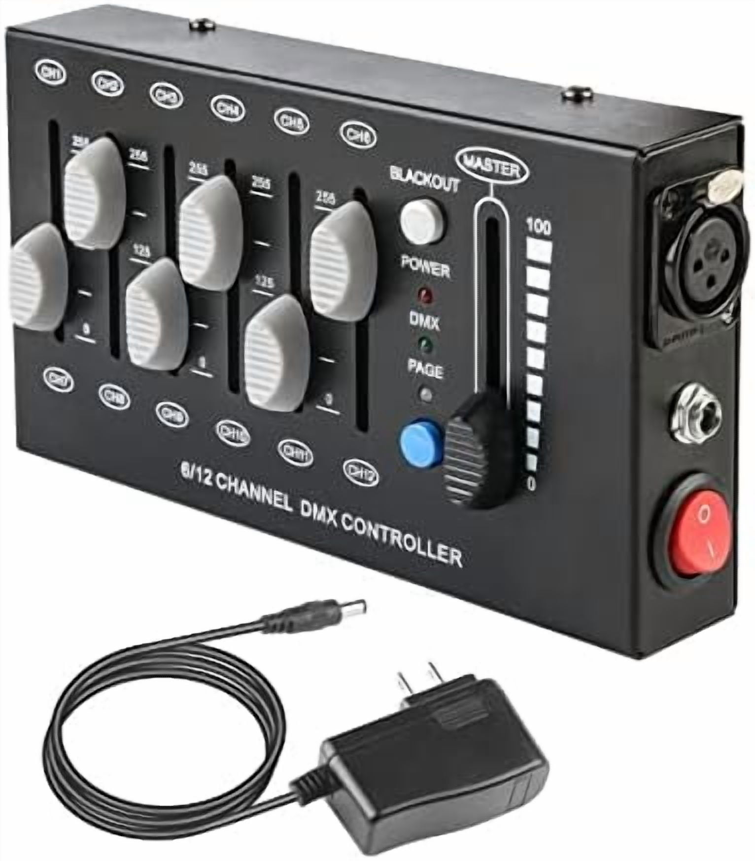 12 Channel DMX dimming Controller, mini dj Lighting Controller,DMX512 ...