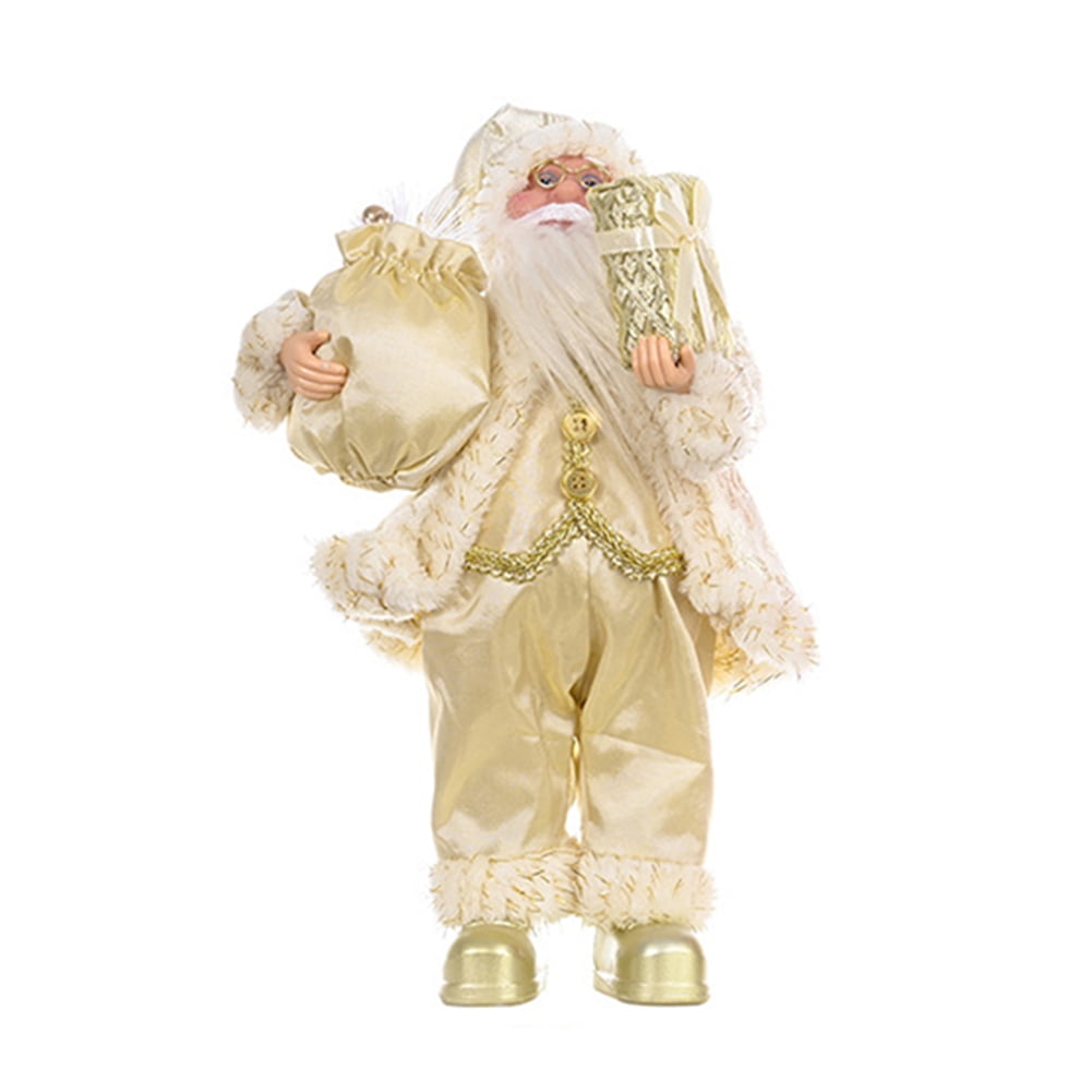 12'' Chef Santa Claus Figurines Merry Christmas Figure Decorations ...