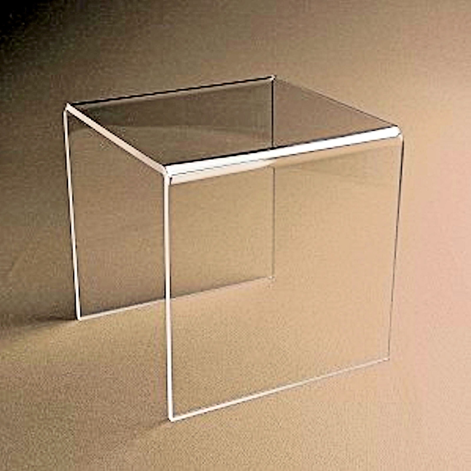 *12 Clear Acrylic / Plastic Risers Display Stand Pedestal 4" X 4" X 4 ...