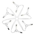 12 Clips Elastic Bed Sheet Clips, Sheet Fasteners for Slip-Resistant ...