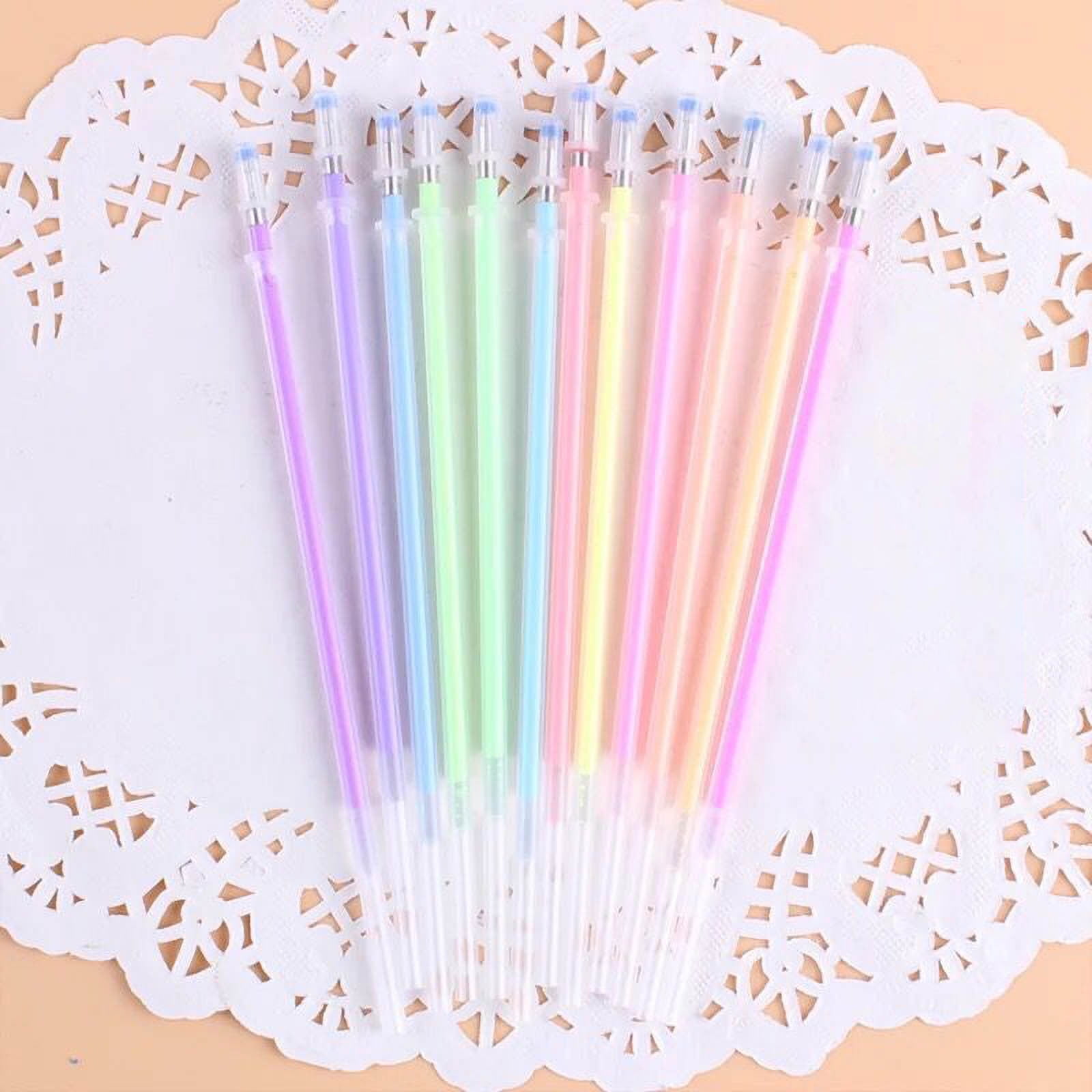 12 Color Gel Pen Refill Set, 12ml Multi Color Ink Refills for Smooth ...
