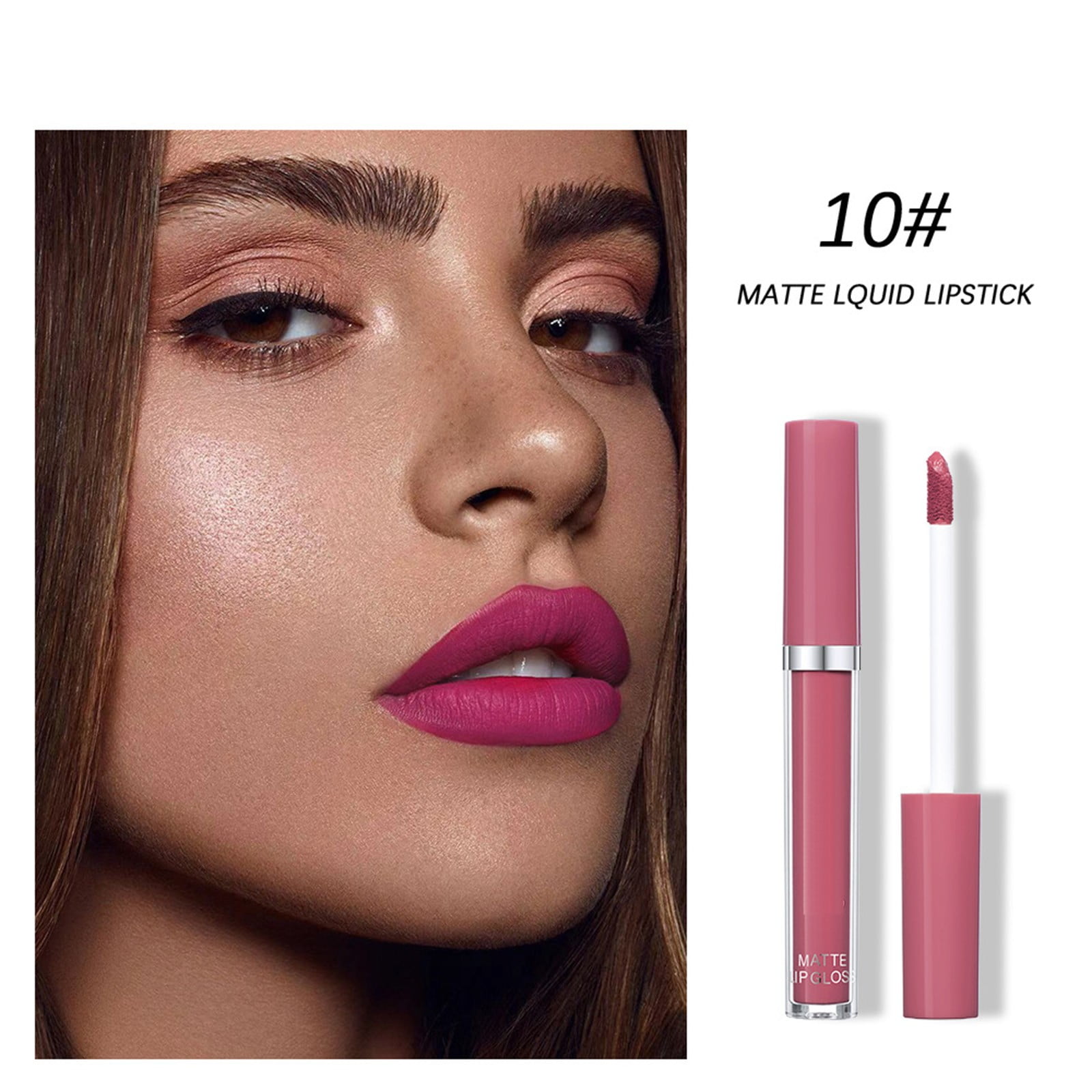 12 Color Lip Gloss Non Stick Cup Lipstick Lip Gloss Laminated ...