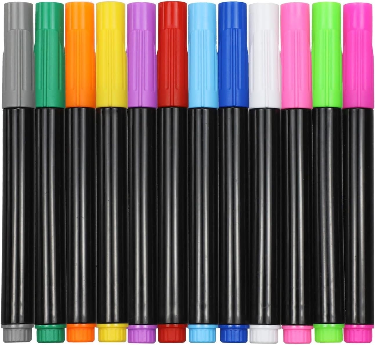 12-Color Markers for LED Note Board with Colors, Compatible with ...