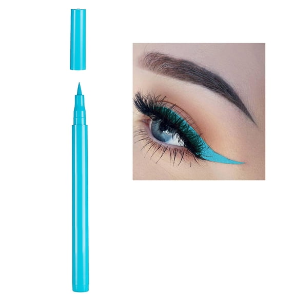 12 Color Matte Liquid Eyeliner Set Waterproof Long Lasting Rainbow ...