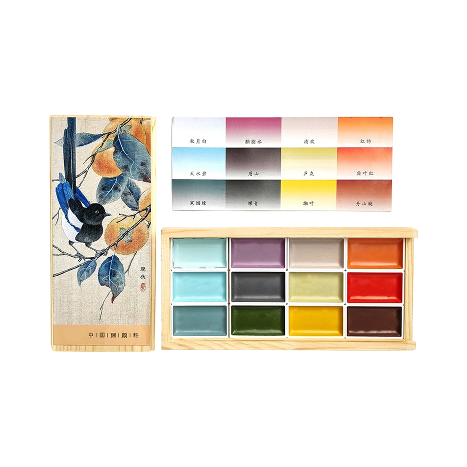 12 Color Solid Watercolor Painting Set Practical Handmade Painting ...