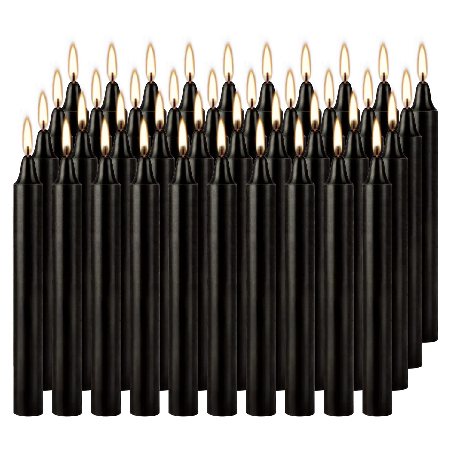 12-Color Spiral Taper Candles 10 Inch Dripless Long-Lasting Burn ...