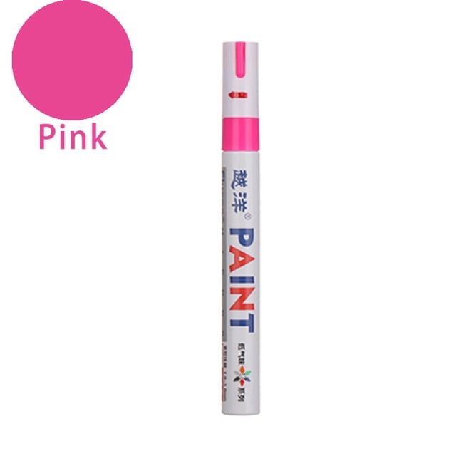 12 Color White Waterproof Rubber Permanent Paint Marker Pen Car Tyre ...
