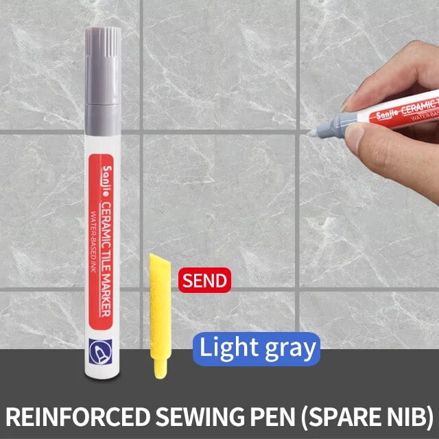 12 Color White Waterproof Tile Marker Grout Pen Wall Seam Pen For Tiles ...