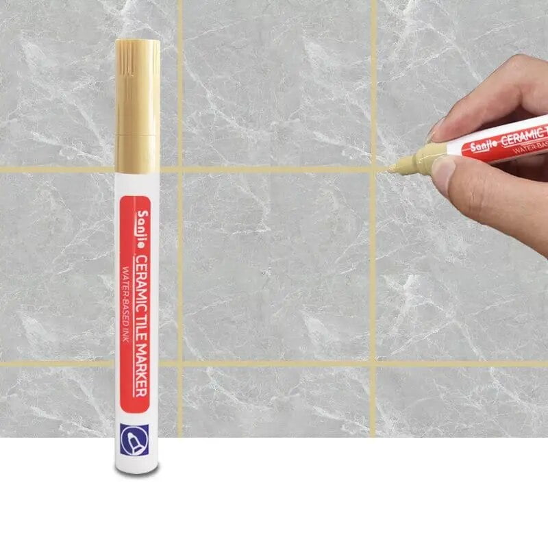 12 Color White Waterproof Tile Marker Grout Pen Wall Seam Pen For Tiles ...