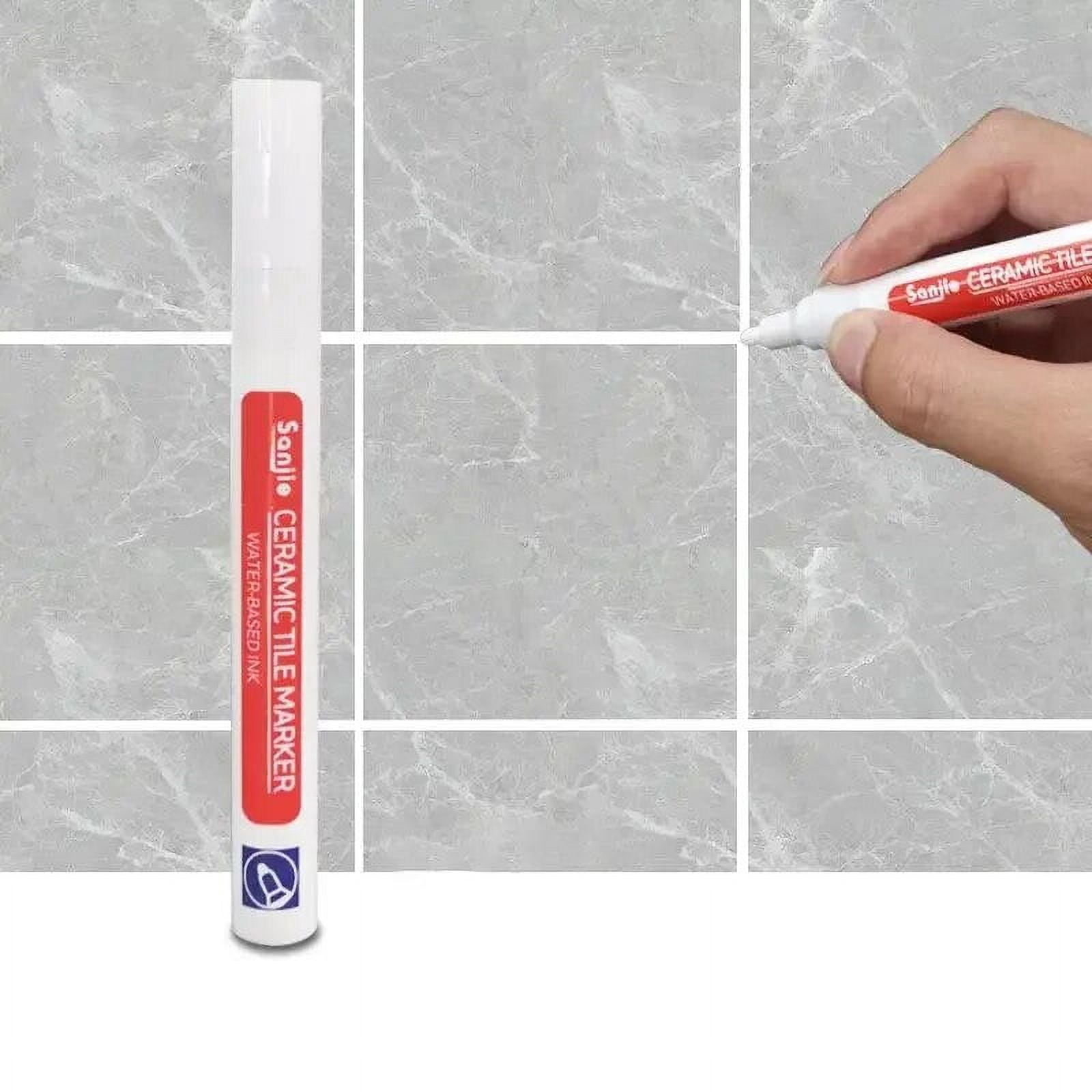 12 Color White Waterproof Tile Marker Grout Pen Wall Seam Pen For Tiles ...
