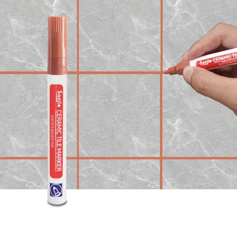 12 Color White Waterproof Tile Marker Grout Pen Wall Seam Pen For Tiles ...