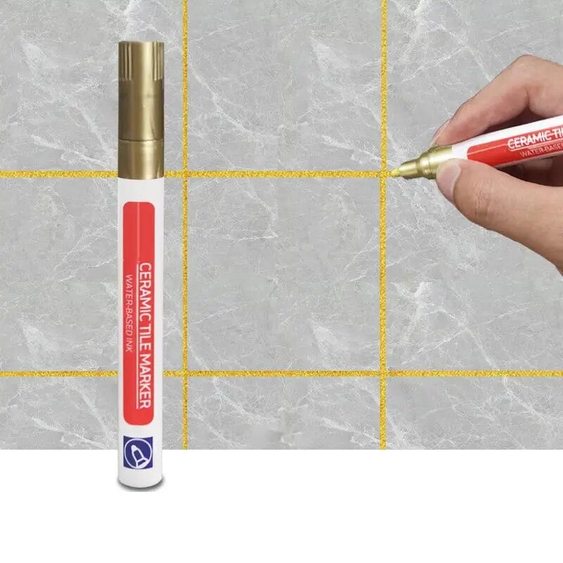 12 Color White Waterproof Tile Marker Grout Pen Wall Seam Pen For Tiles ...