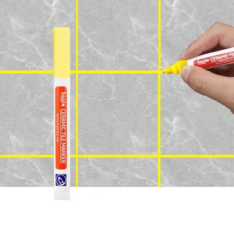 12 Color White Waterproof Tile Marker Grout Pen Wall Seam Pen For Tiles ...