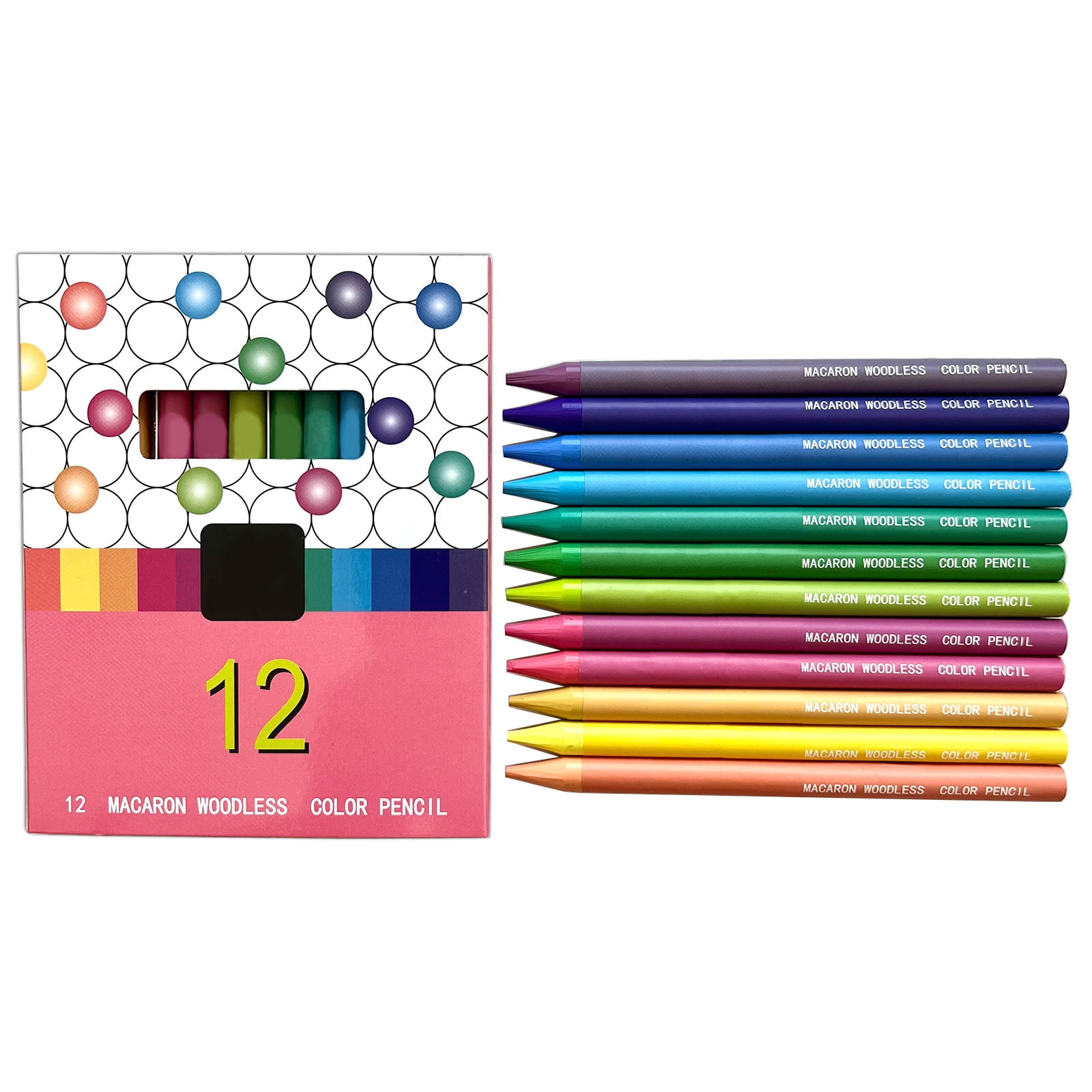 12 Colors Coloring Pencils for Painting Drawing Sketching Drawing ...