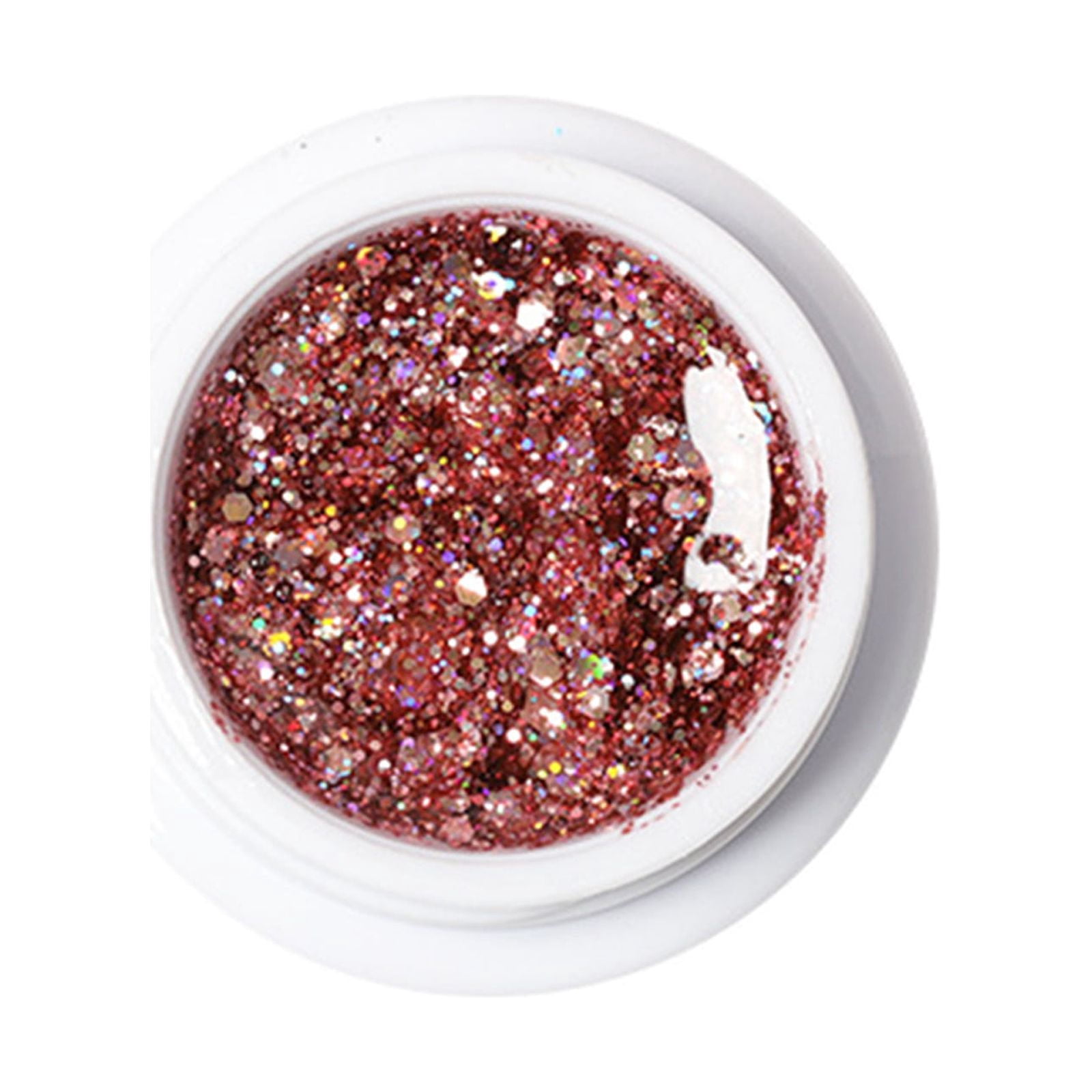 12 Colors Gel Nail Polish Shiny Sequin Nail Polish White Nail Polish ...