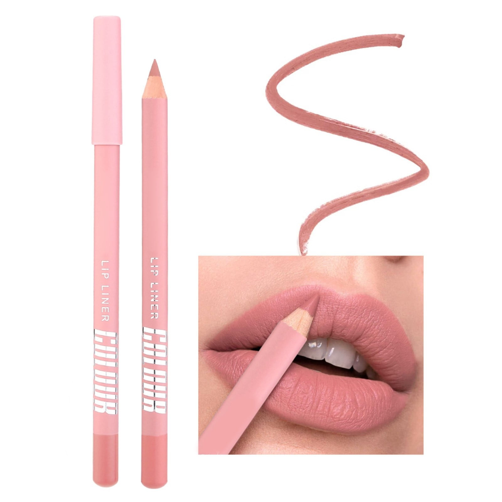 12 Colors Lip Liner & Lipstick Set, Long Lasting Waterproof Lip Pencils ...