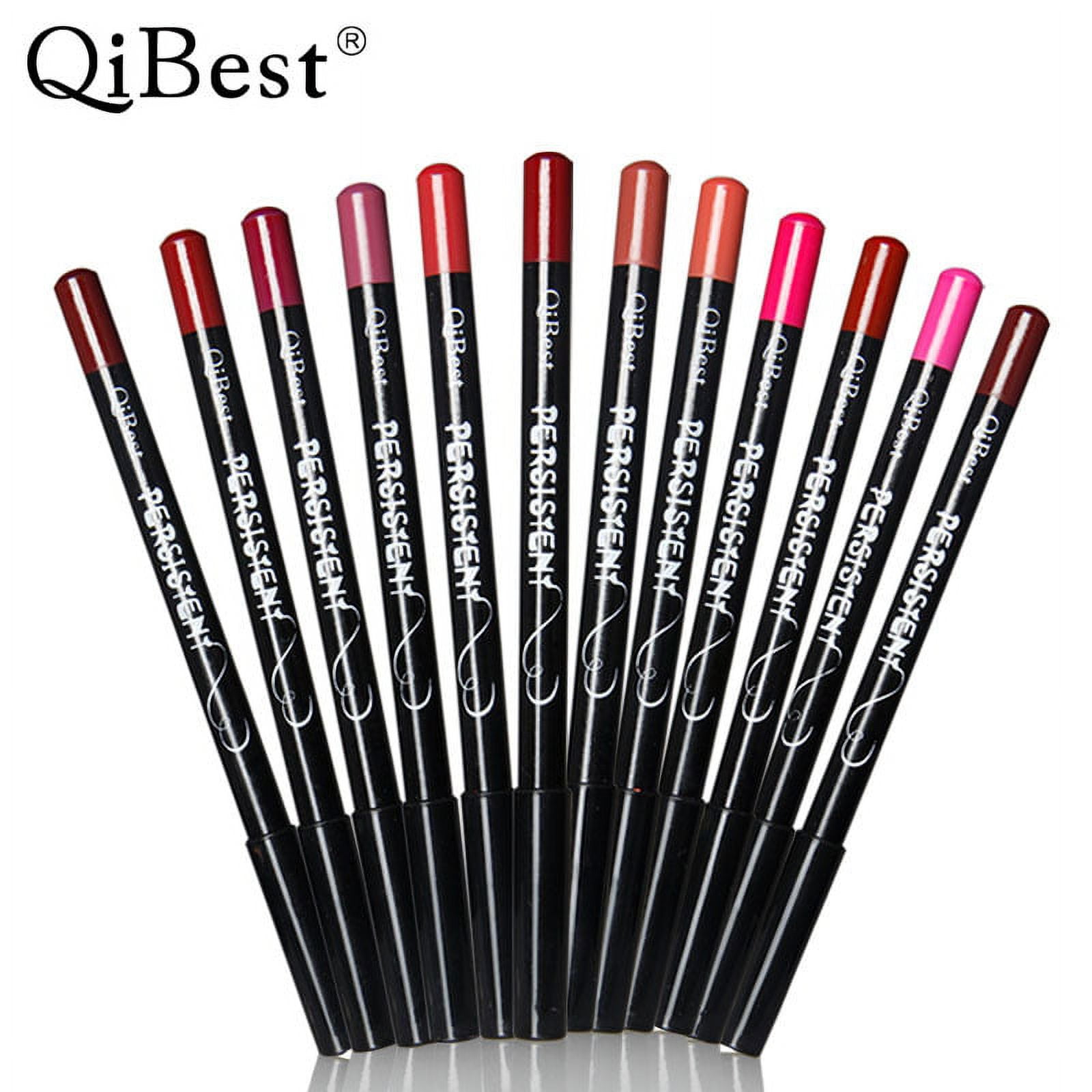 12 Colors Matte Lip Liner Set,Waterproof Smooth Lip Pencils,Long ...