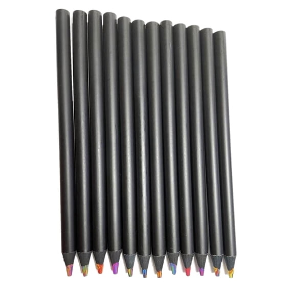 12 Colors Rainbow Colored Pencils Coloring Pencil Wooden Colored Pencil ...