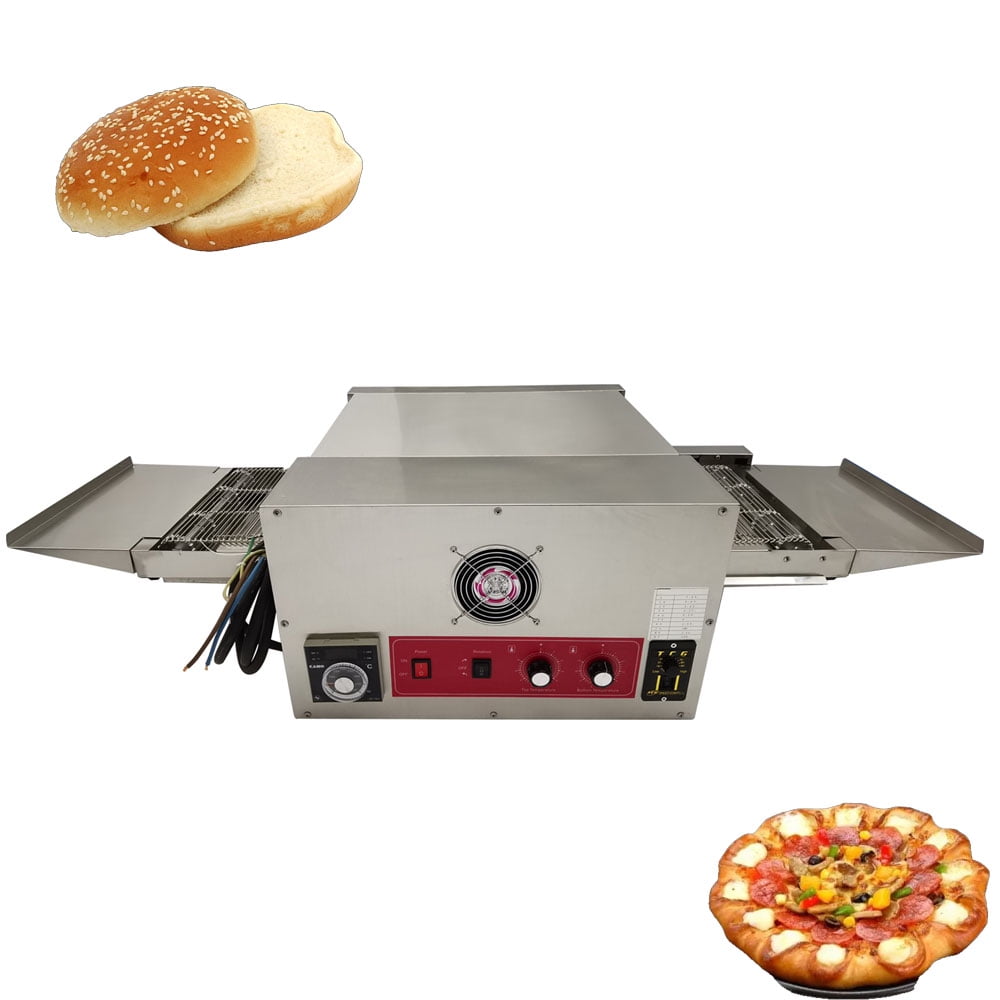 12" Commercial Countertop Conveyor Pizza Oven Chain Electric Baking ...