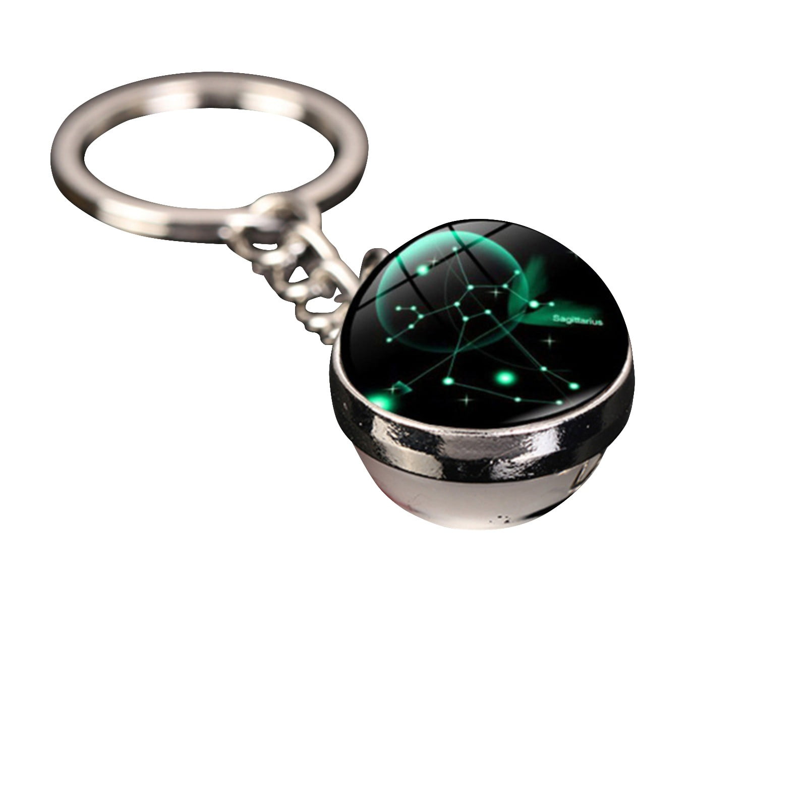 12 Constellation Glow In The Dark Creative Galaxy keychain - Walmart.com