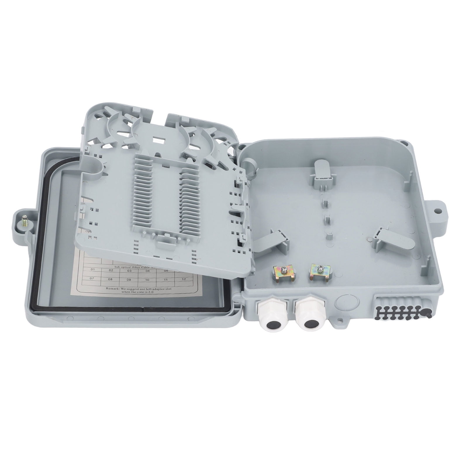 12 Core Waterproof Fiber Optic Splitter Box for SC FC PLC - Optical ...