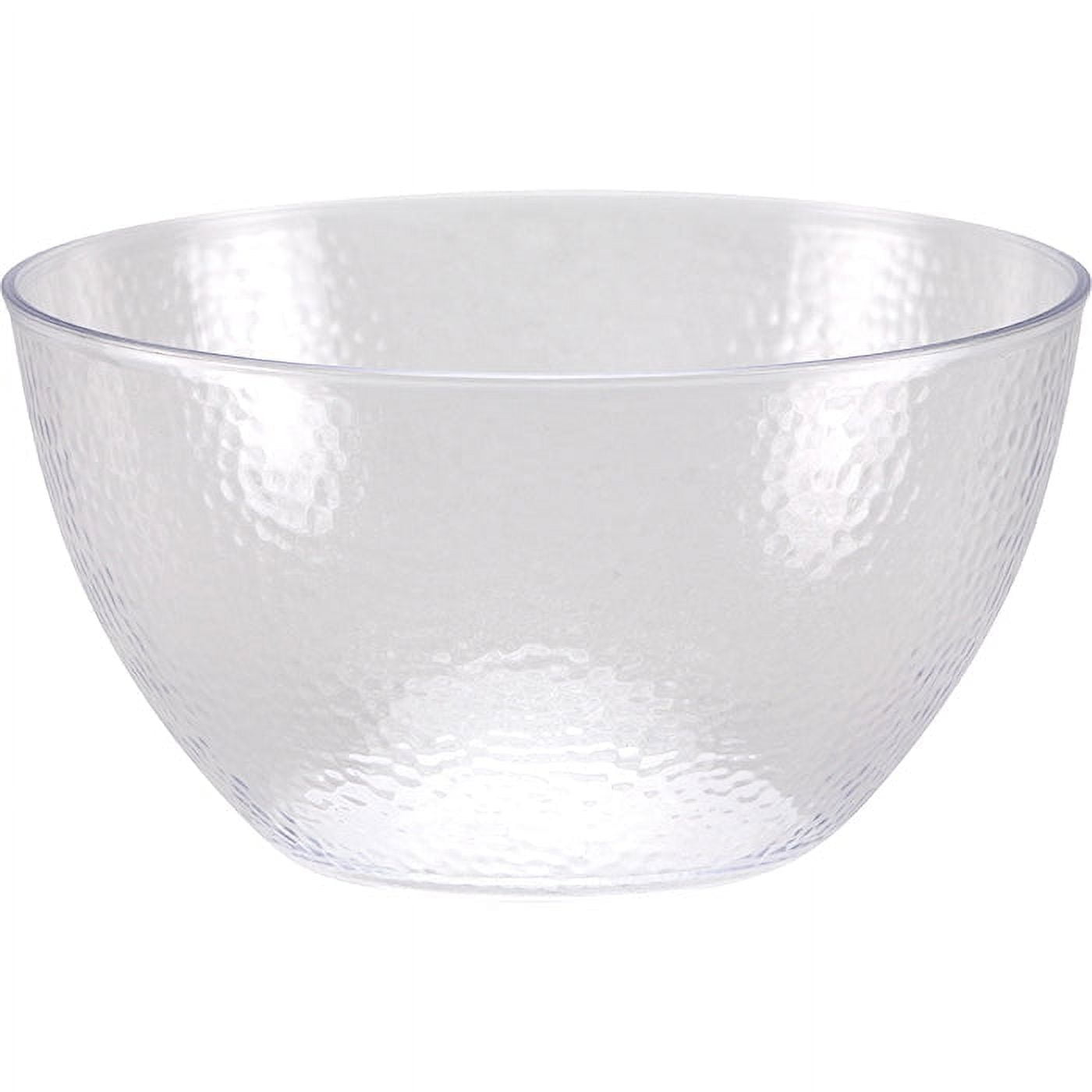 12 Count Bulk Pack Clear Pebble 60 oz Plastic Bowls - Walmart.com