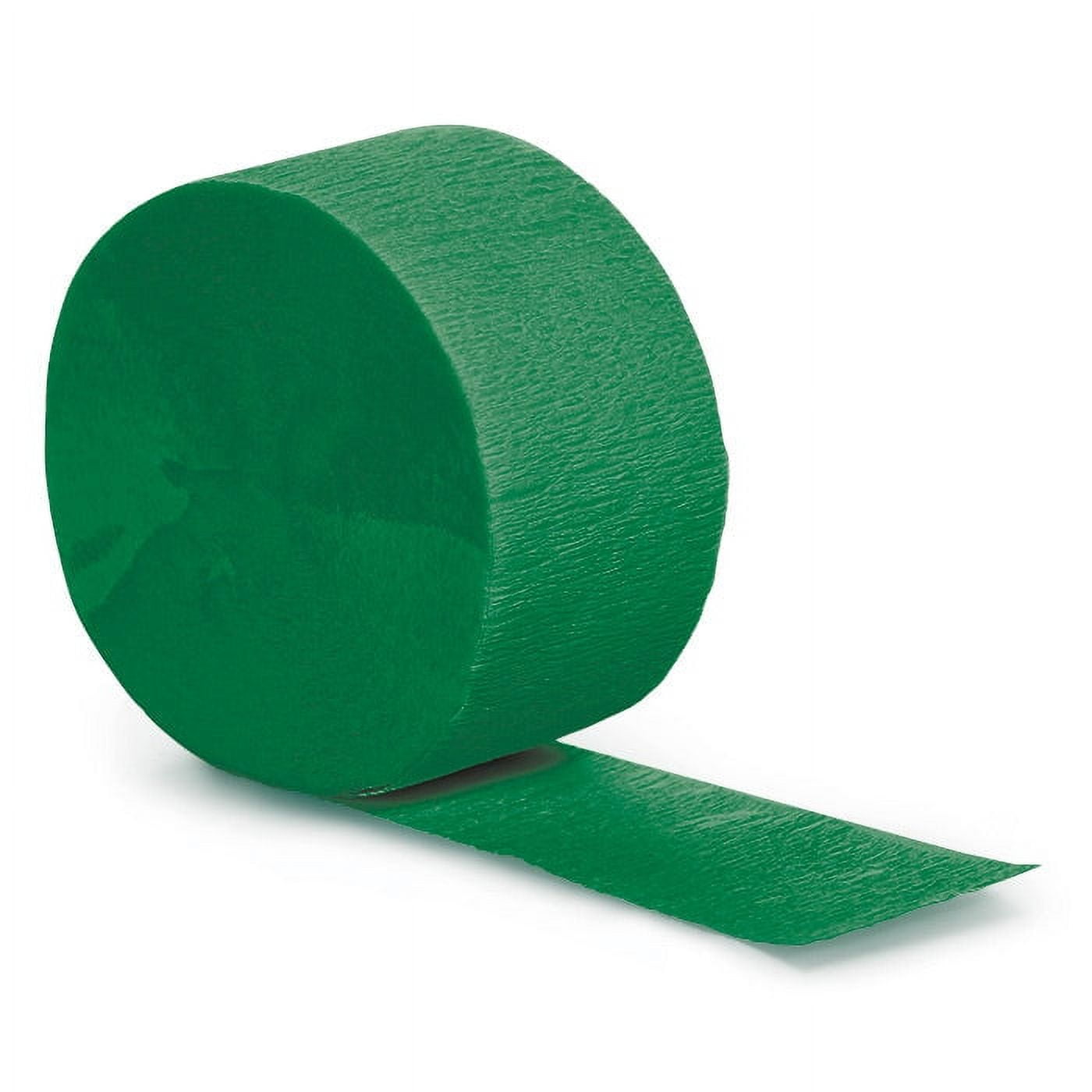 12 Count Bulk Pack Emerald Green Crepe Streamer 81 ft - Walmart.com